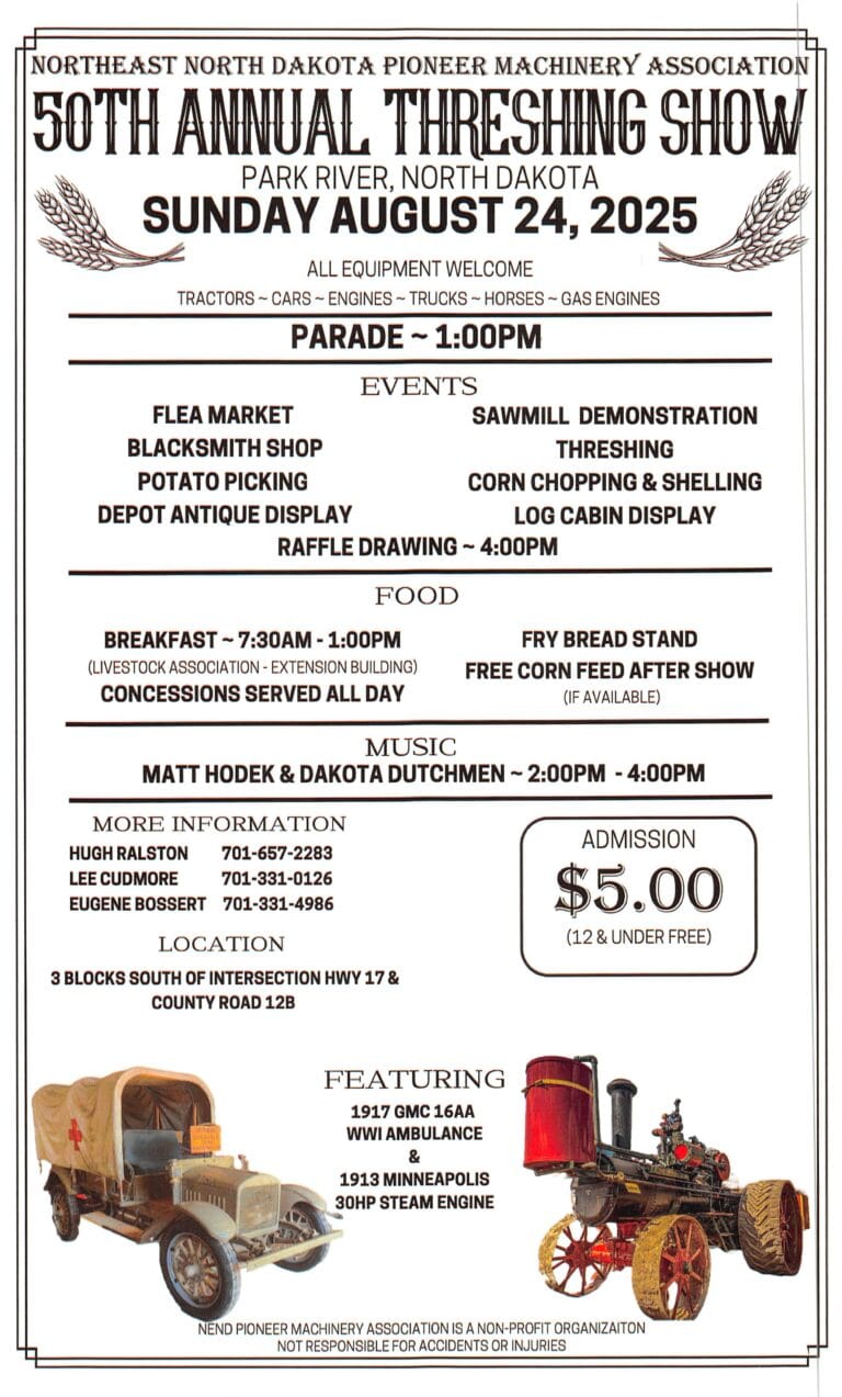 50th Annual Threshing Show - City of Park River